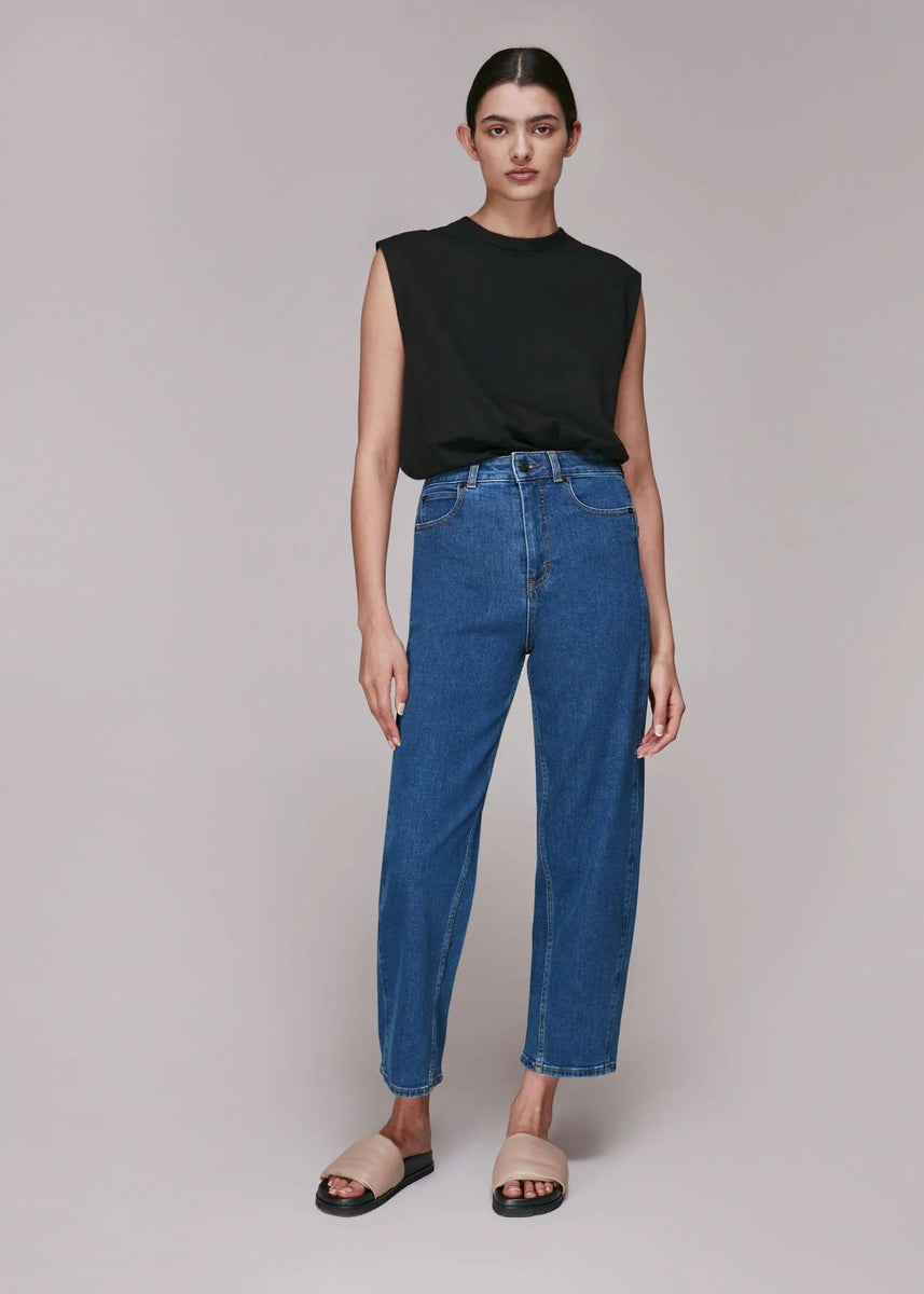 STRETCH BARREL LEG JEAN – Goods